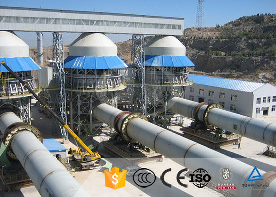 1.6*36m Equipments Used In Cement Plant 1.2-1.9TPH Rotary Kiln Plant Refractory Lining