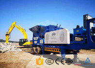 Mobile concrete crushing equipment. Construction waste crushing equipment.